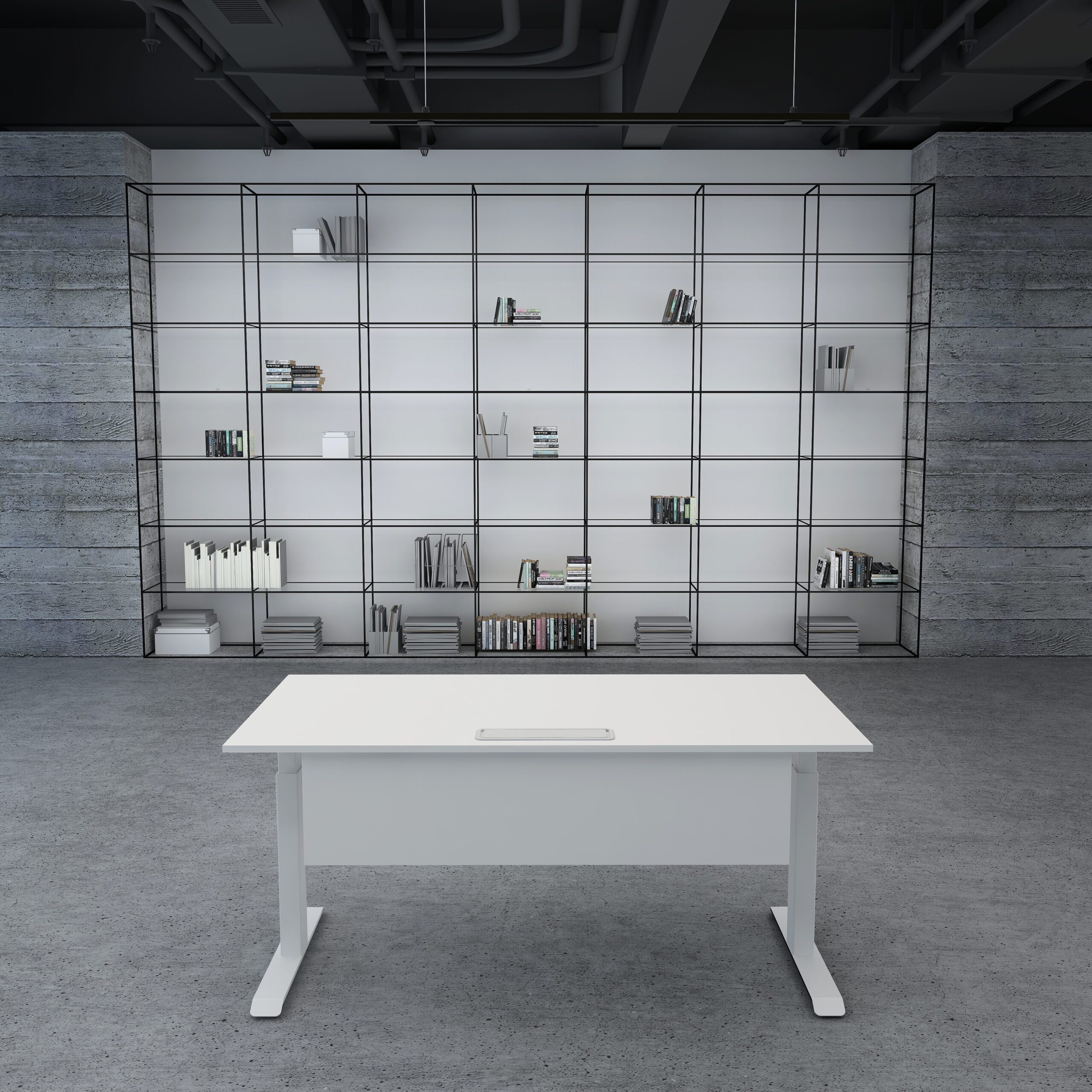 Ergo Rectangular Desk - Urban 411