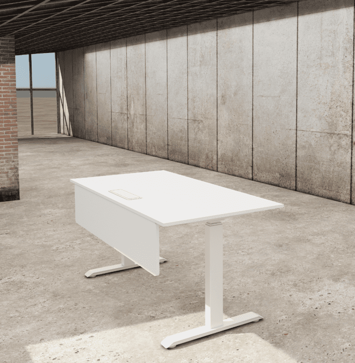 Ergo Rectangular Desk - Urban 411