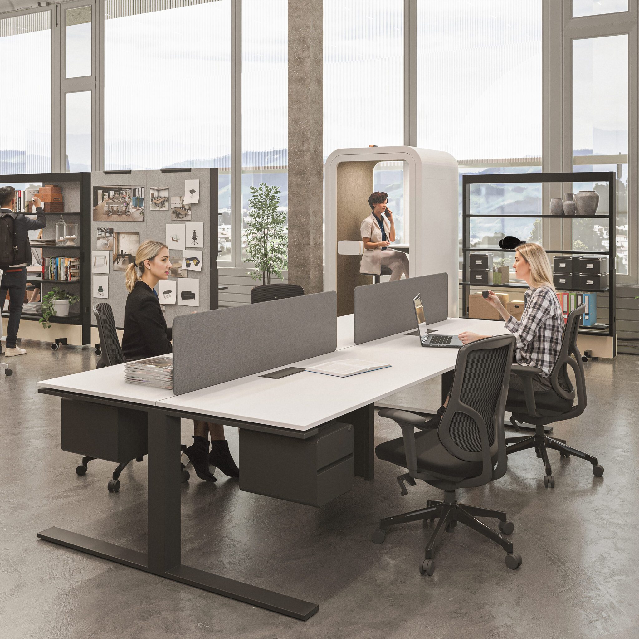 Office Workstation Clusters: Designing for Collaboration