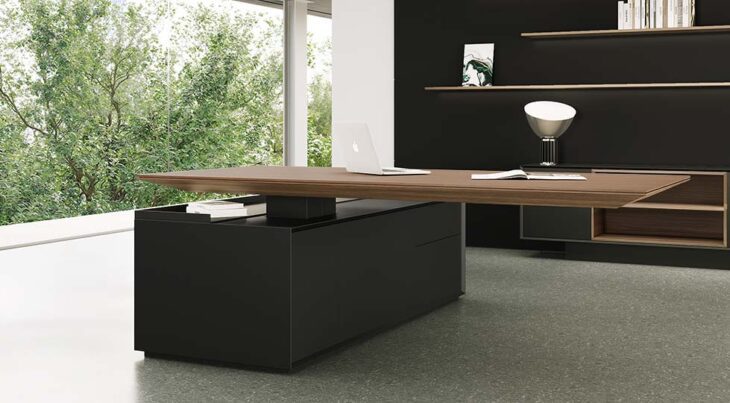 Gravita Executive Desk by Urban 411 | Modern Office Solutions